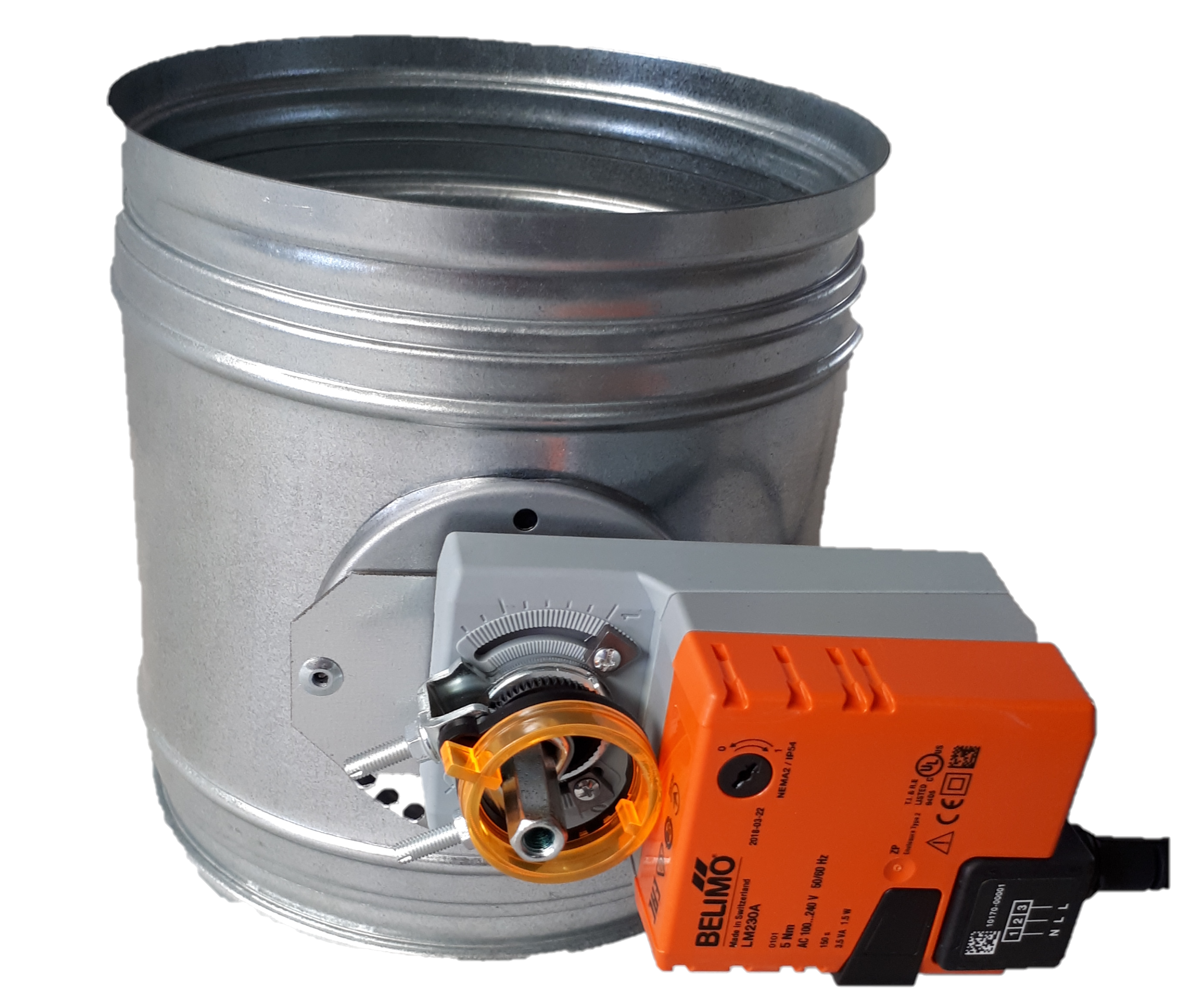 ABSPERRKLAPPE + LM230/24 DN 315 | Absperrklappe_Motor | Formteile für ...